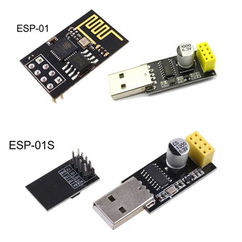 Yu Esp01 Programador Adaptador Uart Gpio0 Esp 01 Serial Inalámbrico Wifi Tablero De Desarrollo