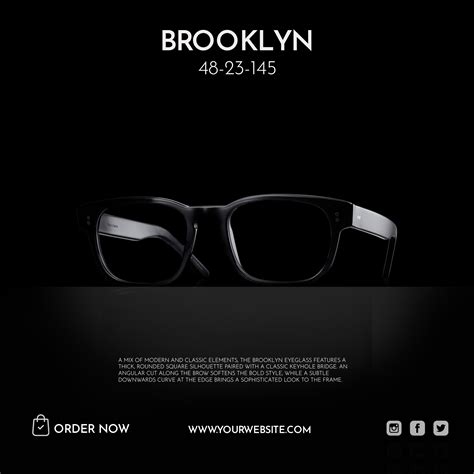 Sunglasses Social Media Poster Design On Behance