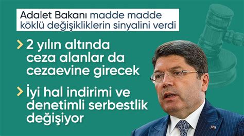 Adalet Bakanı Yılmaz Tunç Duyurdu İyi Hal Indirimine Düzenleme Geliyor