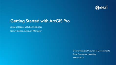Pdf Getting Started With Arcgis Proarcgis Pro 21 The Most Important