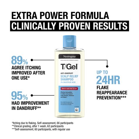 Neutrogena® T Gel Anti Dandruff Scalp Relief Shampoo For Itchy Flaky Scalp