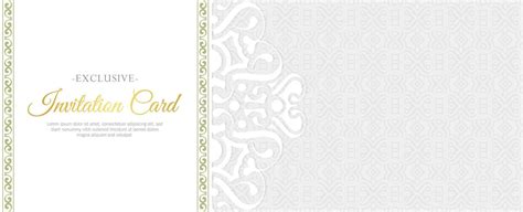 Gold Invitation Background Style Ornamental Pattern 24662733 Vector Art