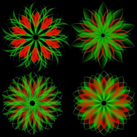 Premium Vector Pattern Of Round Design Elements Spirograph On Background