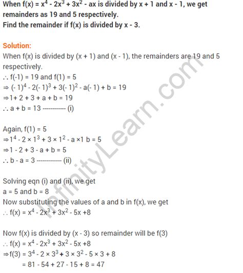Polynomials Class 9 Extra Questions Notes Maths Chapter 2