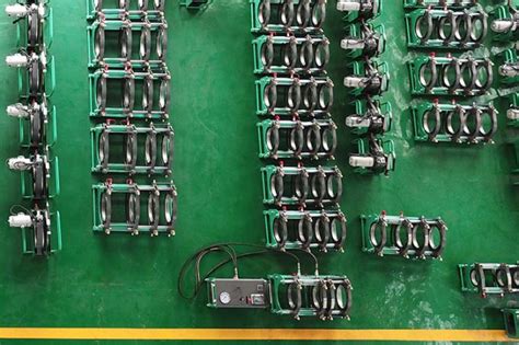 Iso Hdpe 파이프 맞대기 융착 용접기 수력 Pe 관 용접기