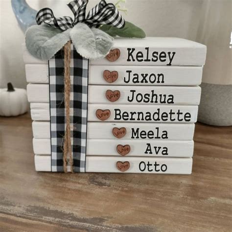 Farmhouse Book Stacks Farmhouse Decor Our Life Our Story Etsy