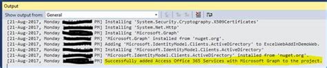 How To Use Microsoft Graph Provider In Visual Studio Connected Services