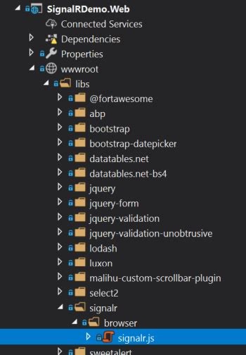 SignalR Integration ABP Documentation