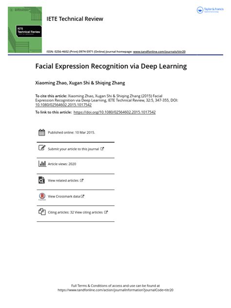 Facial Expression Recognition Via Deep Learning Pdf Deep Learning Machine Learning