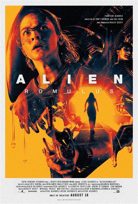 ALIEN: ROMULUS (2024) poster design by Axel Almirón in 2024 | Movie art ...