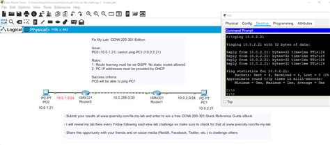 Cisco Ipversity Lab 1 Writeup