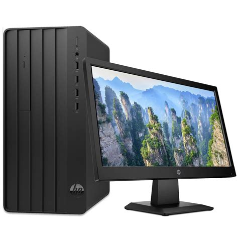 Shopit Hp G Core I Gb Ssd With Monitor Dos Desktop Computer In