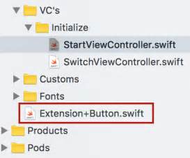 Xcode How To Create Extension File And Call It In View Controller In