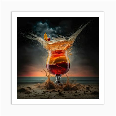 Tropical Trouble Sex On The Beach Art Print By Spacescapes Fy