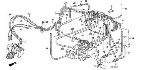 Diagram Of Vacuum Hoses For A 2001 Honda Accord