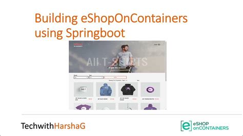 building eshoponcontainers using springboot stack part 01