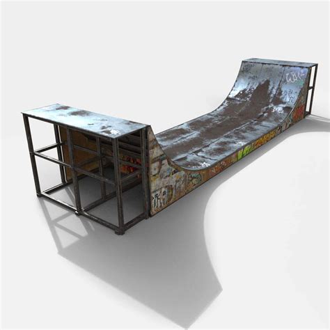 Huge Skate Pipe 3d Model By Daniel Mikulik