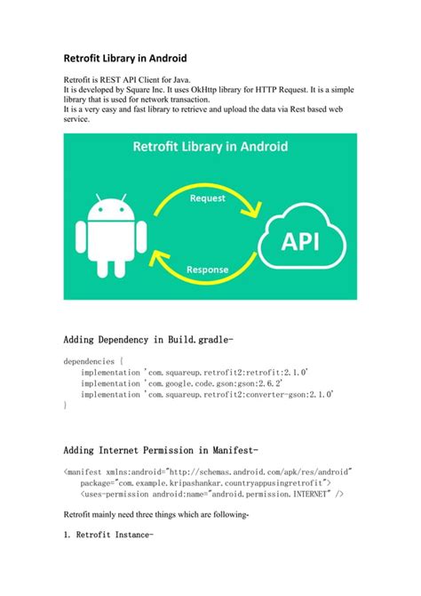 Retrofit Library For Android Pdf