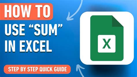 How To Use Sum In Excel Easy Tutorial Youtube