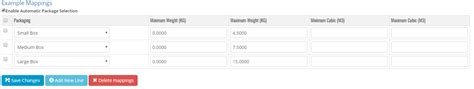 Automatic Package Selection Help Centre