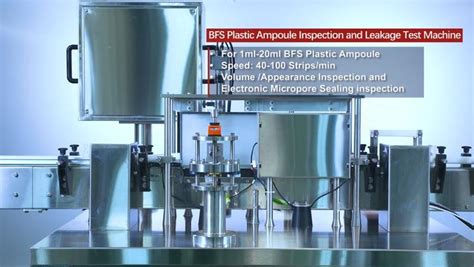 Injectable Vial Automatic Ampoule Leak Testing Machine Leakage Test