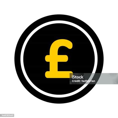 영국 파운드 스털링 동전 기호 그림 벡터 아이콘입니다 플랫 디자인 0명에 대한 스톡 벡터 아트 및 기타 이미지 0명 개념 개념과 주제 Istock