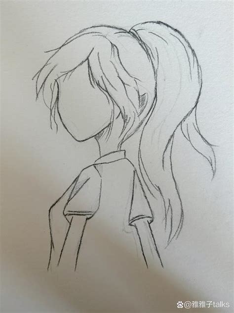 自画像简笔画教程女生 简笔画图片大全