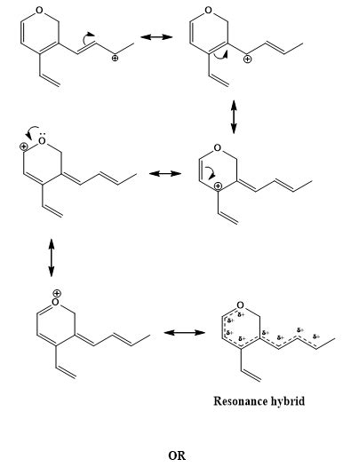 Draw All Reasonable Resonance Structures For The Following Cation Then