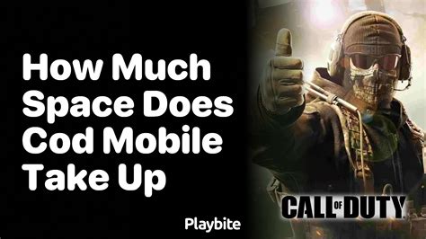 How Much Space Does Cod Mobile Take Up On Your Device Playbite