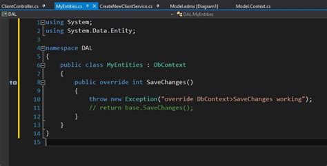 C Dbcontext Override Savechanges Not Firing Stack Overflow