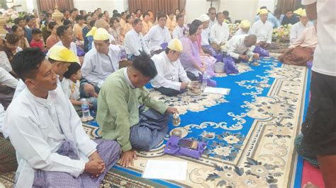 နိုင်ငံတော်မှ ဆက်ကပ်လှူဒါန်းသော ဘွဲ့တံဆိပ်တော်ရ ဆရာတော်အား ထပ်ဆင့်ဆက်ကပ်ပူဇော်ပွဲ ဆင်ယင်ကျင်းပ