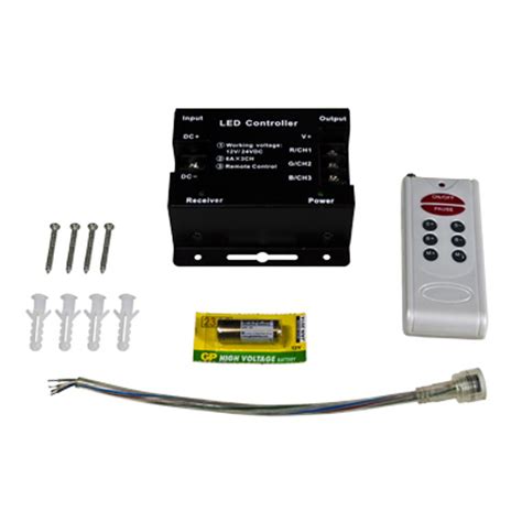 Rgb Rigid Led Light Bar Controller With Wireless Remote 12 Volt
