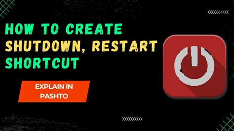 how to create shutdown restart sleep and lock shortcut in window 10