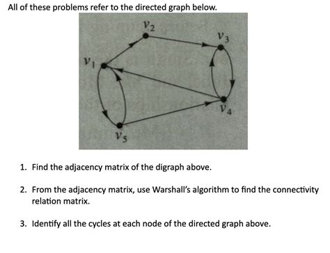 solved please help do these discrete math problems find the adjacency