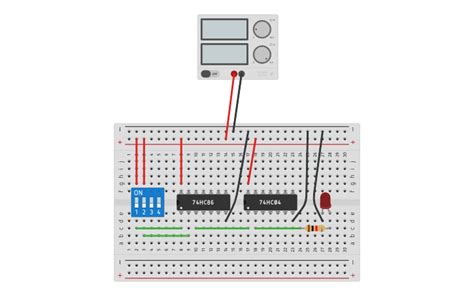 Circuit Design Xnor Gate Tinkercad