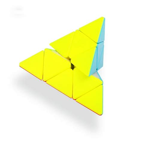 Royalbelle Plastic S2 Pyramid Speed Cube 3x3x3 Triangle Cube Puzzle