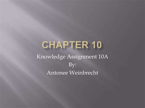chapter 10 pptx