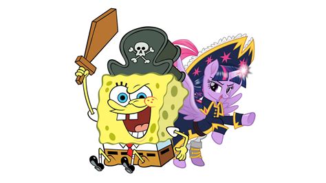 Spongebob Squarepants And Twilight Sparkle Png 31 By Thxfan2022 On