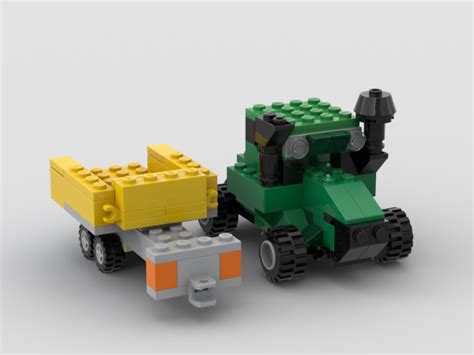 Lego Moc Agri Tractor By Brickbash Rebrickable Build With Lego