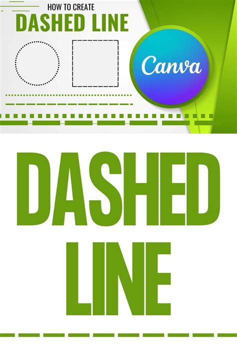 How To Create Dashed Line And Dotted Line In Canva In Canvas