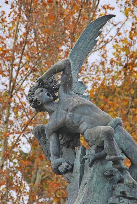 Statue Of The Fallen Angel Madrid