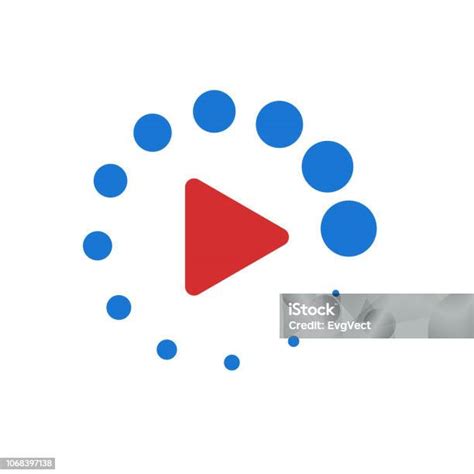 플레이 버튼 아이콘입니다 밝은 배경에 고립 된 벡터 디자인 요소입니다 0명에 대한 스톡 벡터 아트 및 기타 이미지 0명 긴 디자인 Istock
