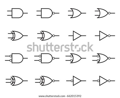 Logic Gate Icon Images Stock Photos Vectors Shutterstock