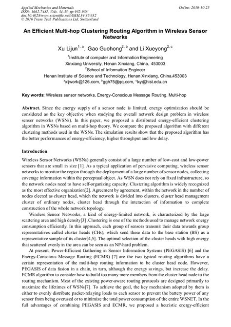 An Efficient Multi Hop Clustering Routing Algorithm In Wireless Sensor
