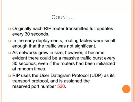 Routing Information Protocol Pptx