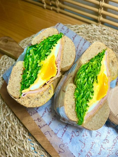 베이글샌드위치 만들기 햄치즈샌드위치 베이글요리