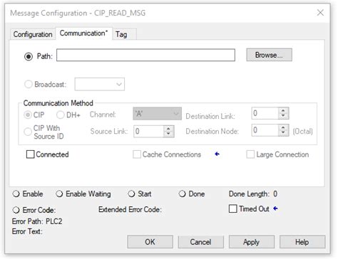 Messaging How To Get A B PLCs To Talk To Each Other
