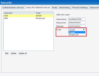 MAC Authentication On Guest SSID With Guest Type Users From Internal Server On Instant