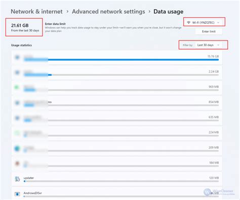 How To Monitor Internet Data Usage On Windows 11