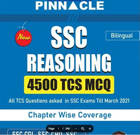 Ssc Reasoning 4500 Tcs Mcq Pdf Free Download Education